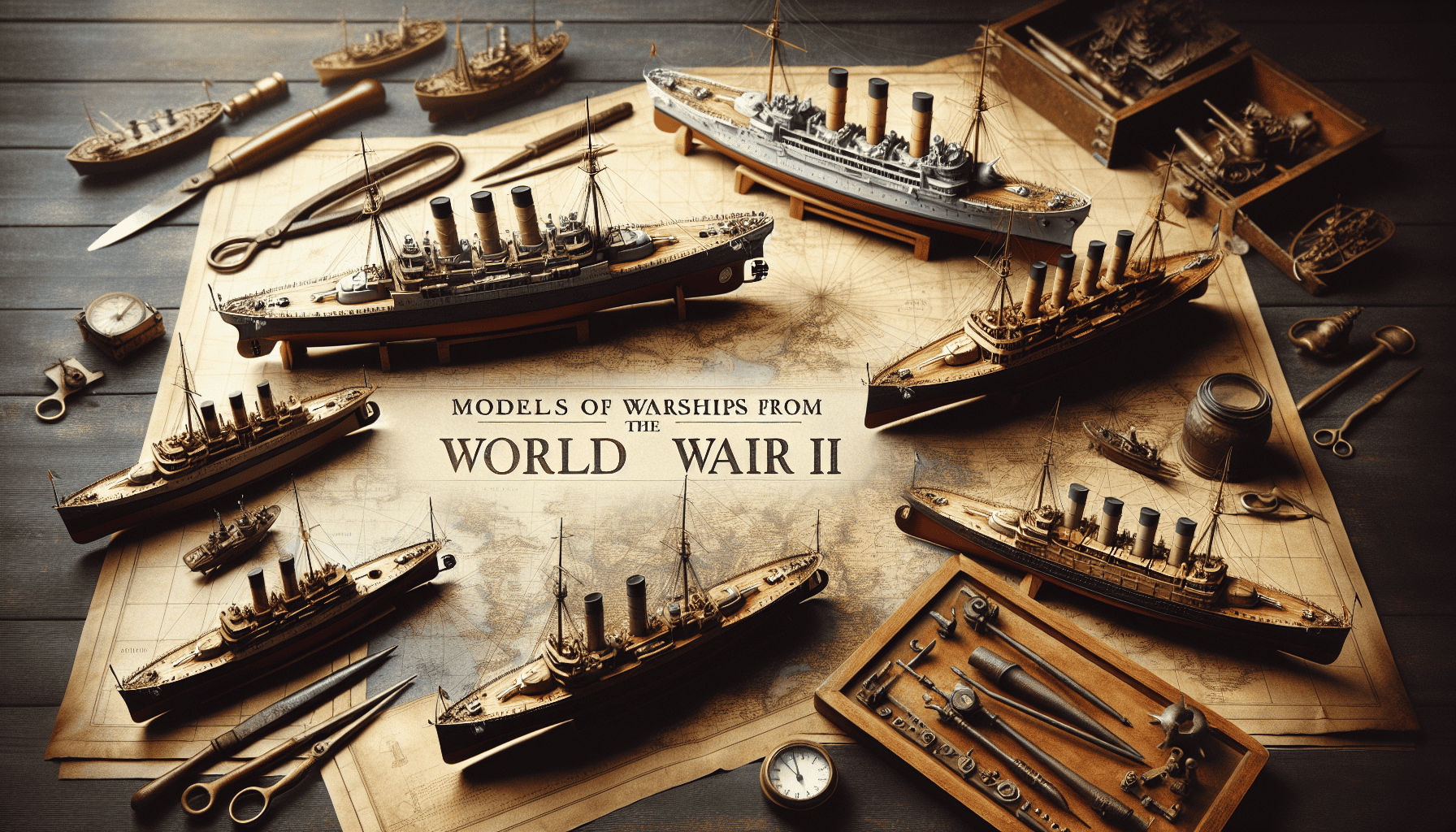 Análisis de Maquetas de Barcos de la Segunda Guerra Mundial: Compra la ...